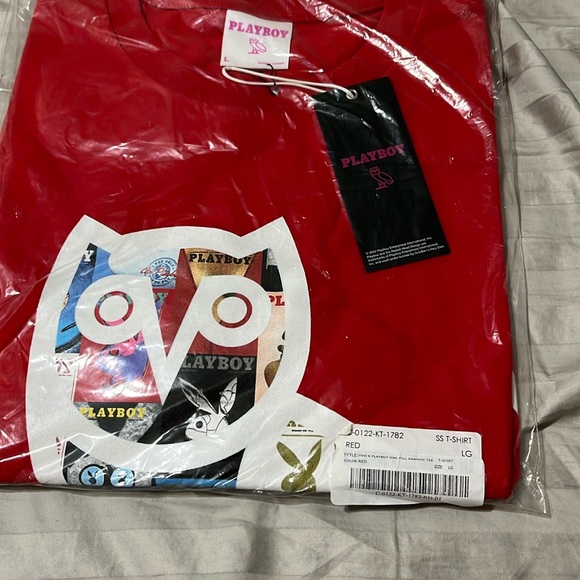 Shirts | Ozo X Playboy Magazine Tshirt Red | Poshmark